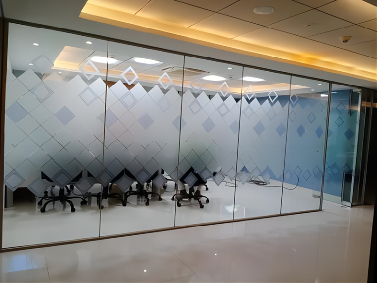 Acid-Etch Glass | Hongjia Architectural Glass Manufacturer